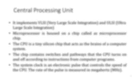 Solution Cpu And Major Components Of Cpu Studypool