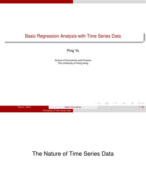 Time Series Data Pdf Ordinary Least Squares Time Series
