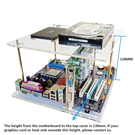 DIY Motherboard MATX ITX Universal Bracket Stack Chassis For Custom PC