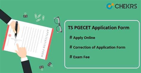 Ts Pgecet 2025 Application Form Dates Corrections Fee Apply Here