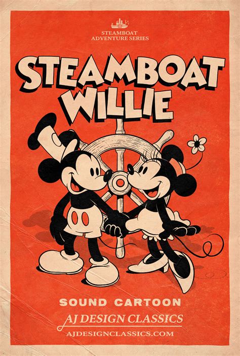 Steamboat Willie Custom Poster Ajdesignclassics Com