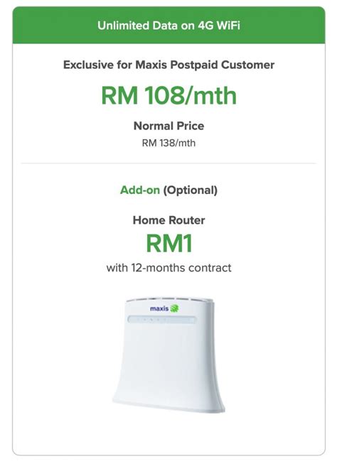Maxisone Go Wifi Unlimited 4g Lte Data Maxis Solution