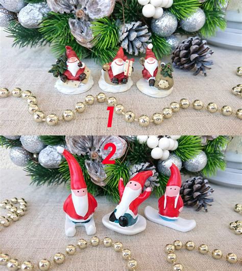 Фигурка статуэтка Санта Клаус дед мороз санки мешок в интернет магазине Ярмарка Мастеров по цене