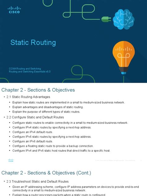 Static Routing Slide Lab Pdf I Pv6 Router Computing