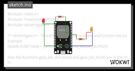 Hw2 Turn On Led Wokwi Esp32 Stm32 Arduino Simulator