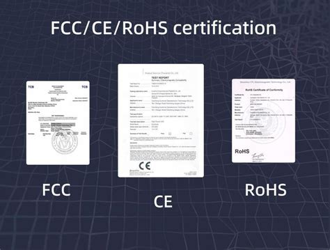 Authoritative Certification FCC CE And RoHS