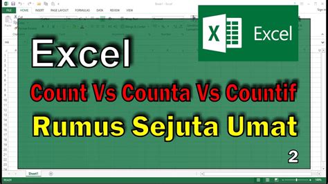 Perbedaan Count Vs Counta Vs Countif Dan Fungsi Max Min Youtube