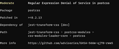 Postcss V8 · Issue 8 · Dferber90jest Transform Css · Github