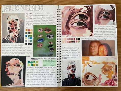 Sketchbook Artist Research Gcse Art Sketchbook Book Art Sketch Book