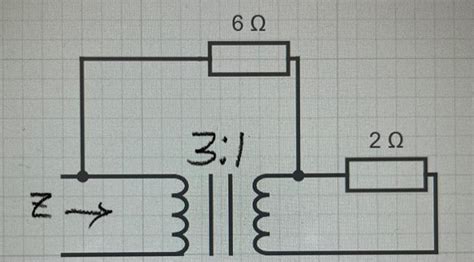 solved calculate the input impedance of the transformer