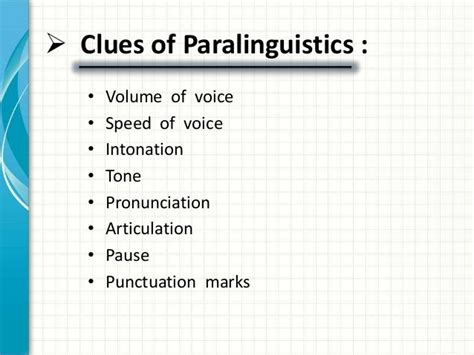 Paralinguistics