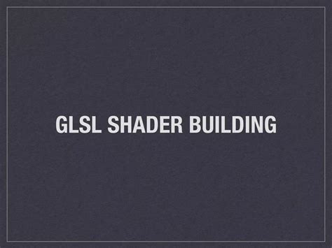 Gpu Programming With Gpuimage And Metal Ppt