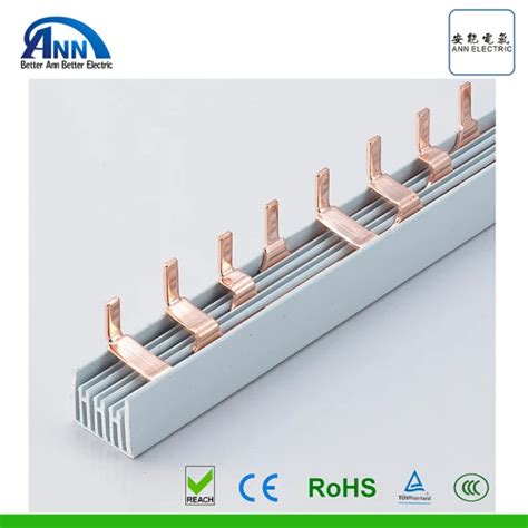 Electric Mcb Terminal Block Connector Cooper Bar 1p 2p 3p 4p 63a 80a 100a Pin Type Insulation