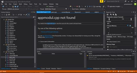 C Ошибка You Need To Find Cpp To View The Source For The Current Call Stack Frame при