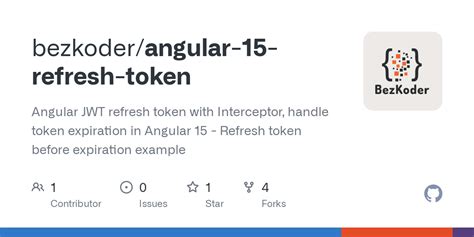 Angular 15 Refresh Tokenrvicets At Master · Bezkoderangular 15 Refresh Token · Github