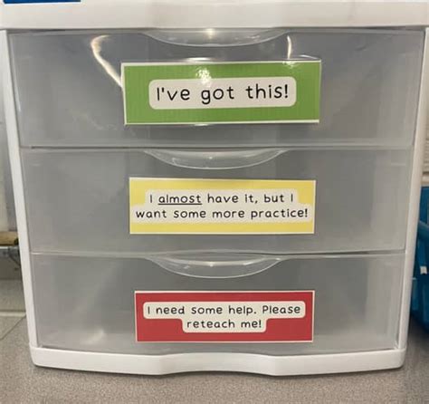 Exit Ticket Self Assessment Drawer Labels By Katie Ninnemann Tpt Exit Ticket Self Assessment Drawer Labels By Katie Ninnemann Tpt