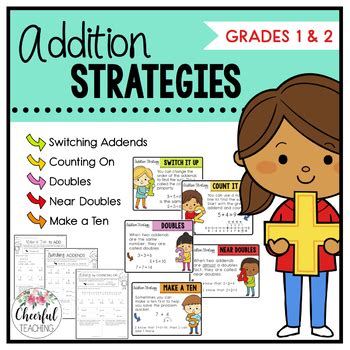 Addition Strategies By Cheerful Teaching TPT