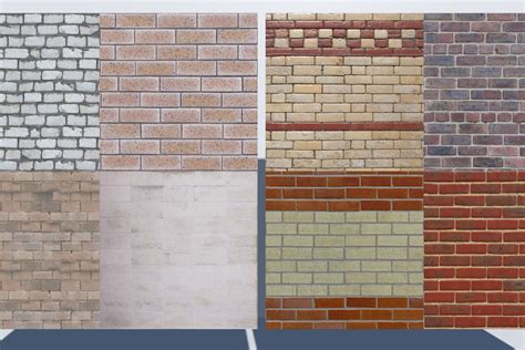 Brick Textures 4 2d Brick Unity Asset Store