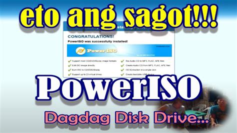 How To Install Poweriso And Create Virtual Drive Youtube