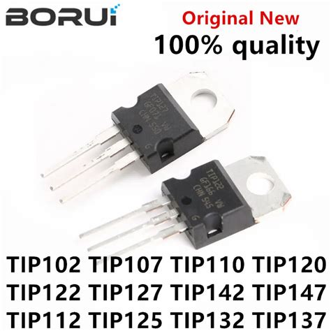 10pcs Tip102 Tip120 Tip122 Tip127 Tip142 Tip147 Transistor Tip142t