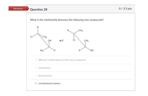 Solved Incorrect Question 28 0 2 5 Pts What Is The Chegg Com