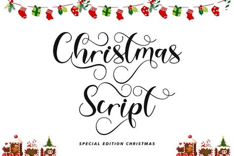Christmas Script Free Font Christmas Script Free Font
