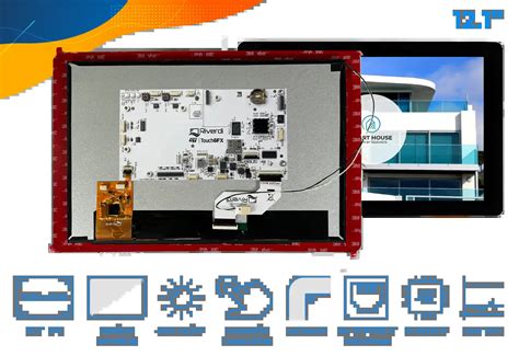 Stm32 Embedded Display Capacitive Touch Panel Optical Bonding 12