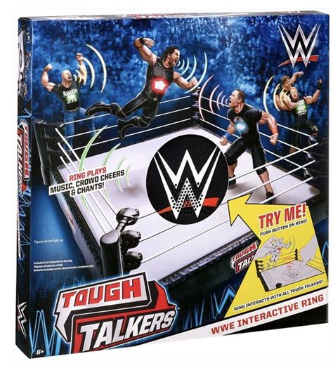 Wwe Tough Talkers Interactive Ring Action Figure Sets Hobbydb