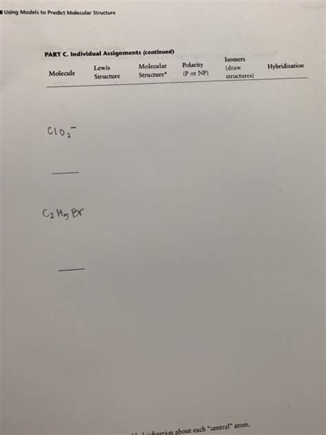 solved lab report using models to predict molecular