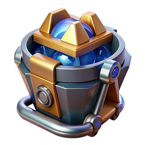 Rare Modern Hyper Specific Concept Art Style Isolated Cutout Of A Futuristic Mining Tool Ultra