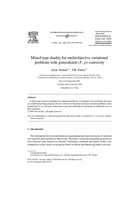 Mixed Type Duality For Multiobjective Variational Problems With Generalized F ρ Convexity