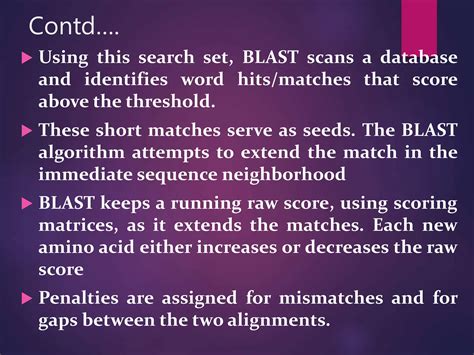 blast features types algorithm working etc pptx