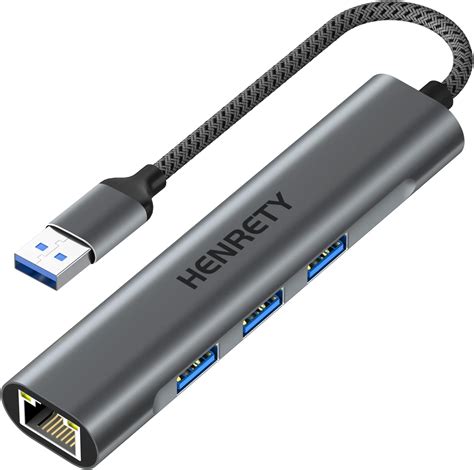 Ugreen Usb To Ethernet Adapter 5 In 1 Usb Hub With
