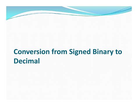 solution mcact102 digital logic conversion from signed binary to