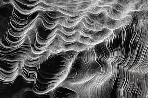 Highly Detailed Windblown Sand Texture Soft Ripples Forming Abstract Patterns In The Desert
