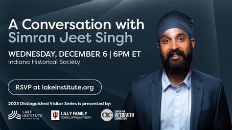 A Conversation With Simran Jeet Singh Downtown Indianapolis