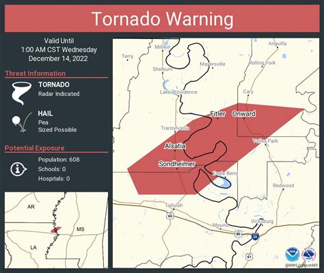 Nws Tornado On Twitter Tornado Warning Including Sondheimer La