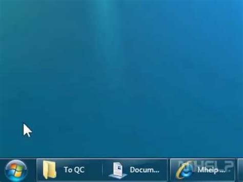 How To Remove A Program From The Taskbar In Windows 7 YouTube