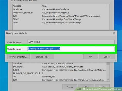 How To Install Tomcat On Windows With Pictures Wikihow