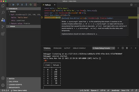 getting started with deno