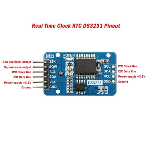 Buy WayinTop DS AT C IIC RTC Clock Module Real Time Clock Module With Coin Battery