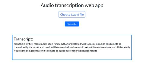 github boulahiaahmed audio transcription webapp using flask audio transcription webapp using