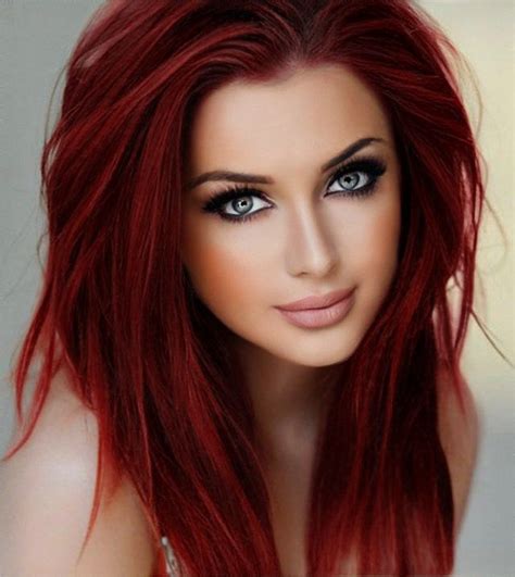 Pin By Leanna Hargis On Hair And Make Up Ideas Red Hair Looks Hair Pale Skin Edgy Hair