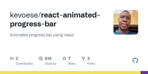 Github Kevoese React Animated Progress Bar Animated Progress Bar Using React