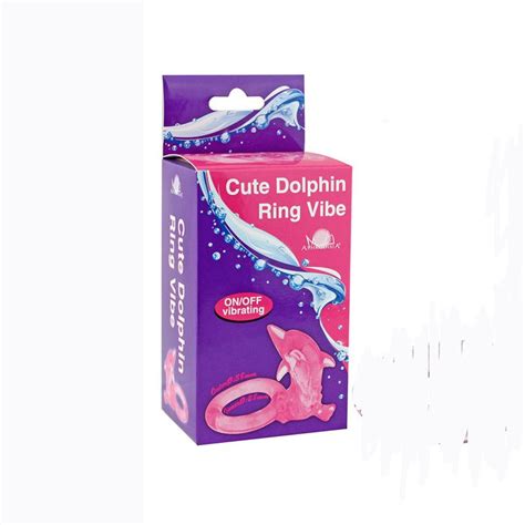 Aphrodisia Cute Dolphin Vibrating Cock Ring Penis Ring Sex Toys For Men