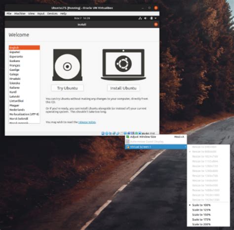 how to run ubuntu desktop on a virtual machine using virtualbox ubuntu