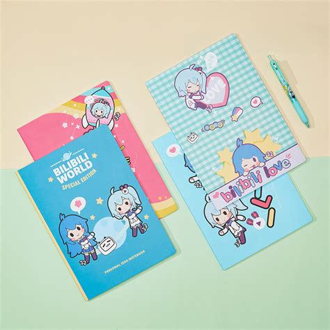 Bilibili哔哩哔哩小电视2233车线本b站正版动漫周边a5笔记本b5 虎窝淘