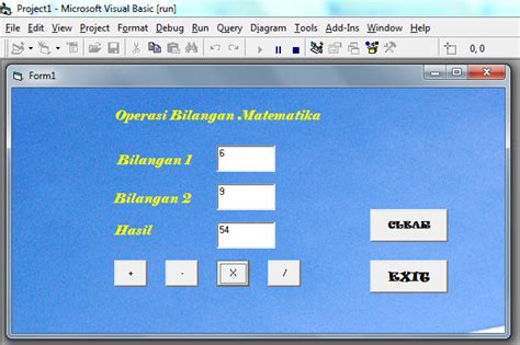 Cara Membuat Kalkulator Dengan Visual Basic