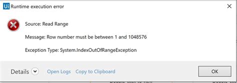 Error While Reading Excel File Using Workbook Read Range Activity Help Uipath Community Forum