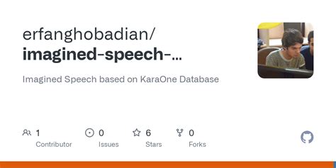 GitHub Erfanghobadian Imagined Speech Classification Imagined Speech Based On KaraOne Database